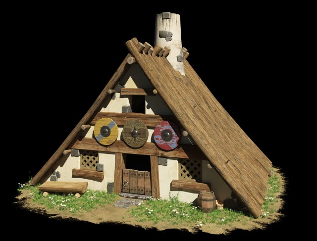 house from asterix and obelix 3D Model in Buildings 3DExport