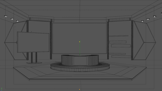 Virtual Set 3D Model in Other 3DExport
