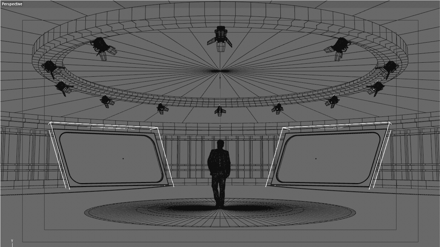 Virtual Set 3D Model in Other 3DExport