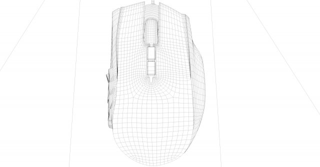 razer naga chroma firefly rgb gaming computer mouse 3D Model in Computer 3DExport
