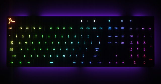 logitech wireless rgb computer keyboard 3D Model in Computer 3DExport