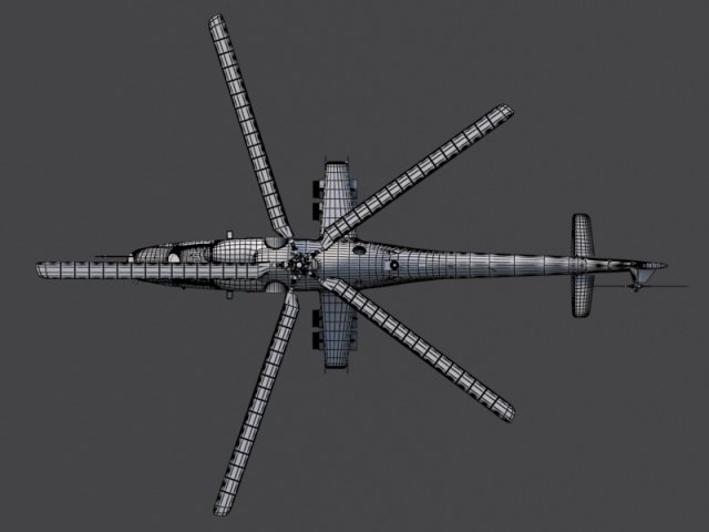 mi-24 3D Model in Helicopter 3DExport