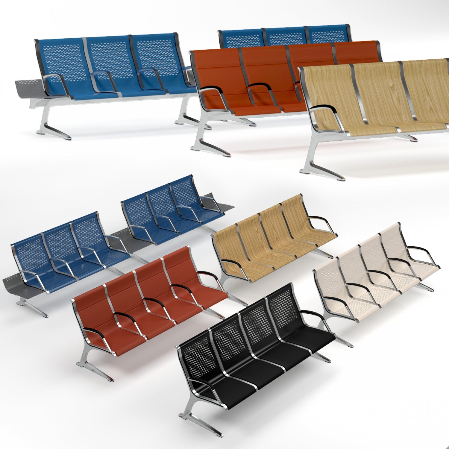 actiu bench passport 3D Models in Bench 3DExport