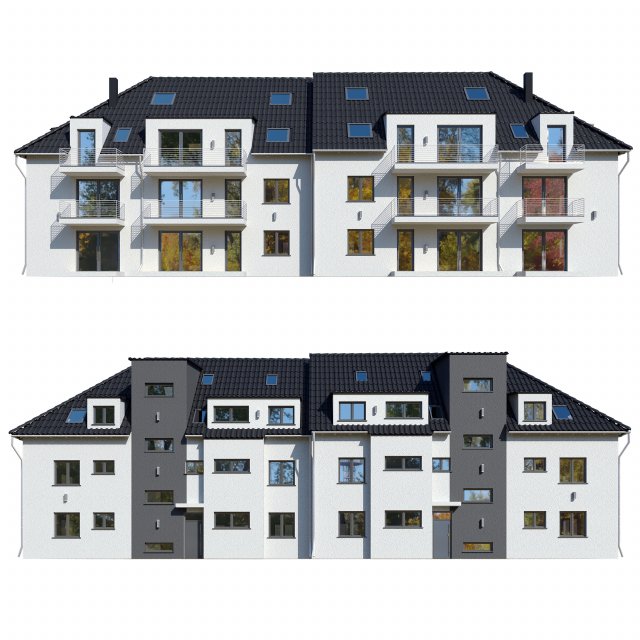 german house 3D Model in Buildings 3DExport