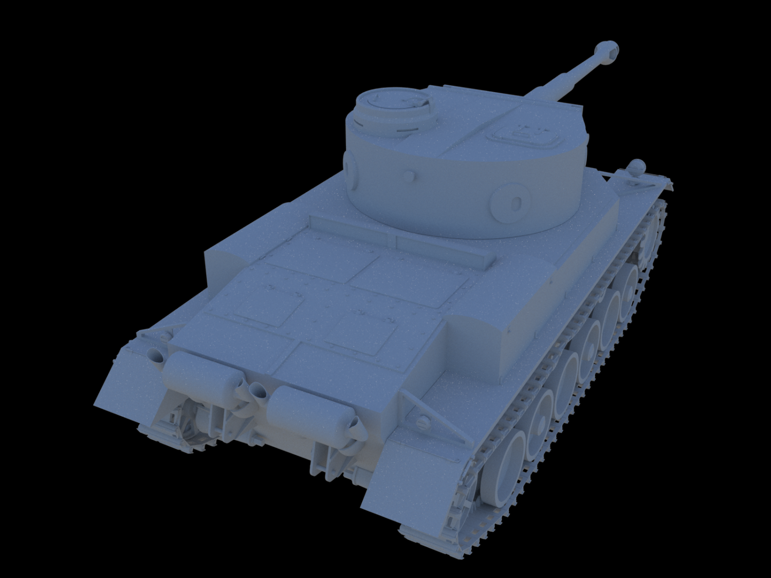 Tank VK3001p Leopard 3D Model in Tank 3DExport