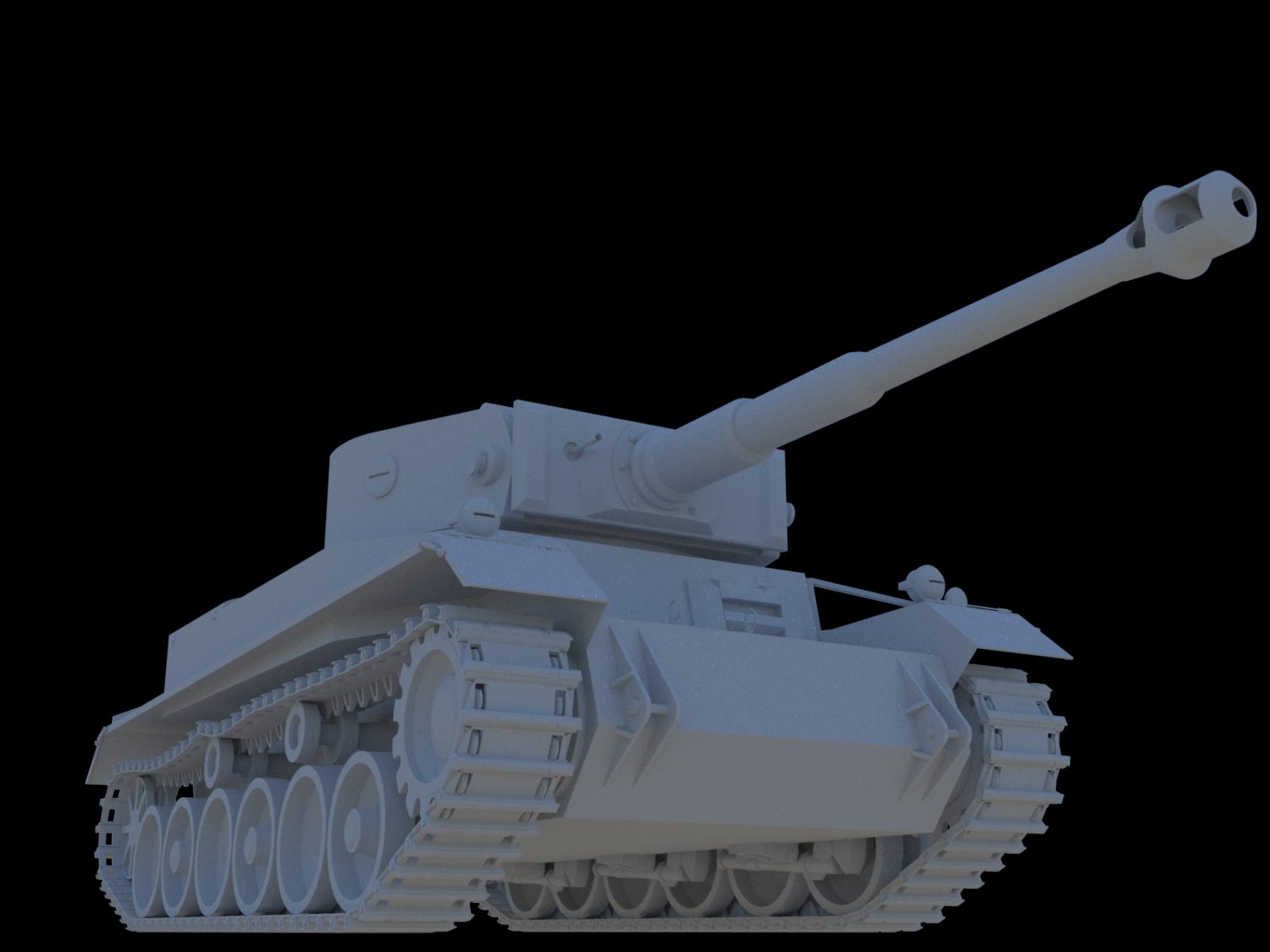 Tank VK3001p Leopard 3D Model in Tank 3DExport