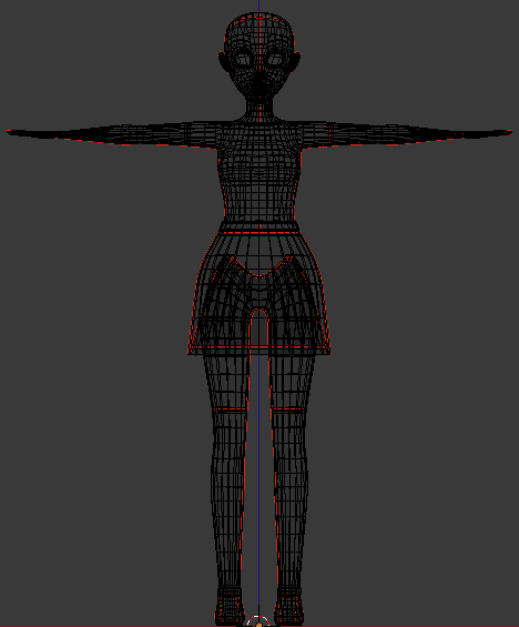 Toony cartoon female character Free 3D Model in Cartoon 3DExport