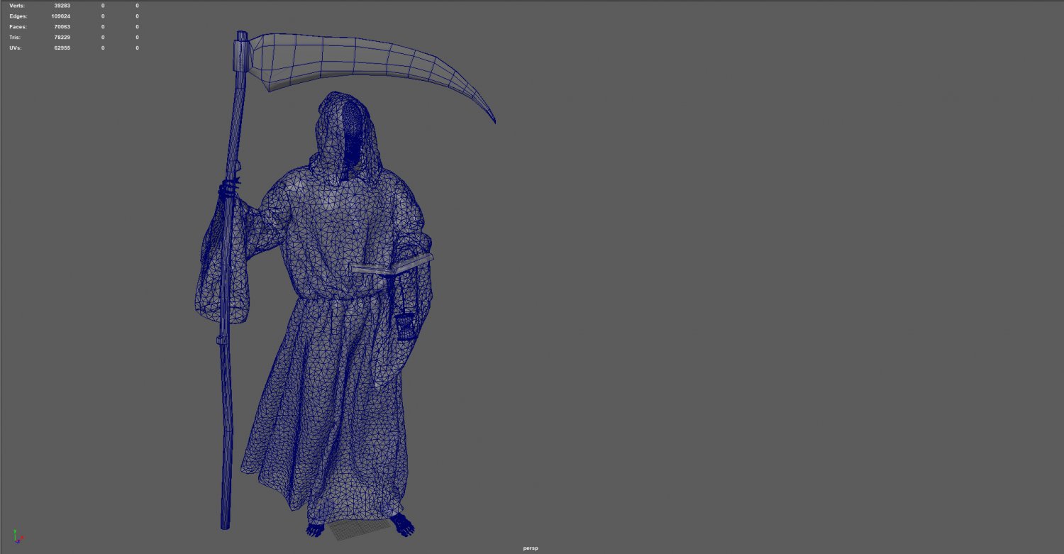 THE DEATH 3D Model in Fantasy 3DExport