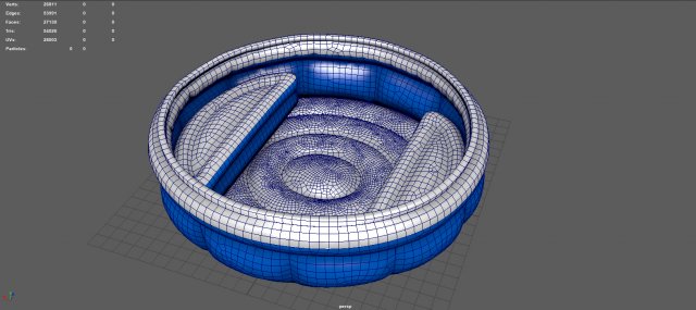 inflatable pool 3D Model in Outdoor items 3DExport