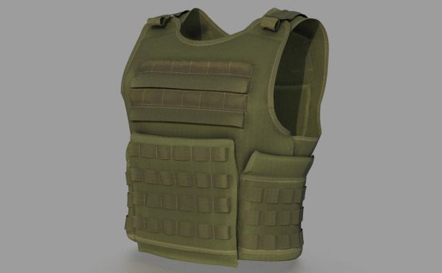 TACTICAL VEST 3D Model in Other 3DExport