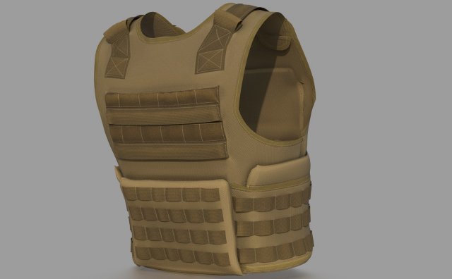 TACTICAL VEST 3D Model in Other 3DExport