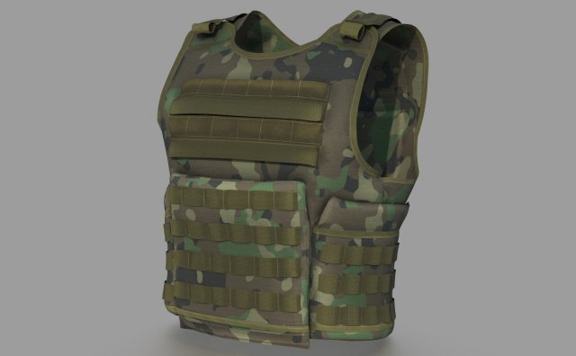 TACTICAL VEST 3D Model in Other 3DExport