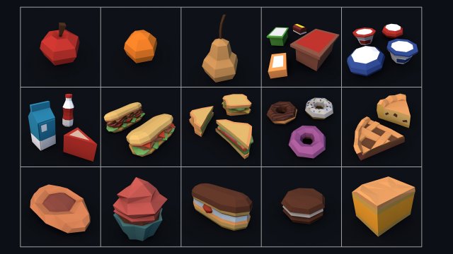 Low Poly City Mega Pack 3D Model in Buildings 3DExport