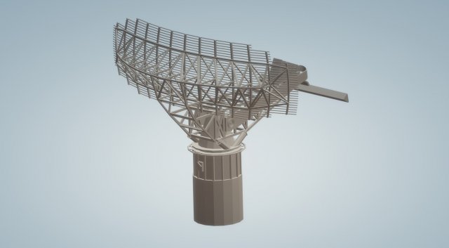 an sps 49 radar 3D Model in Combat 3DExport
