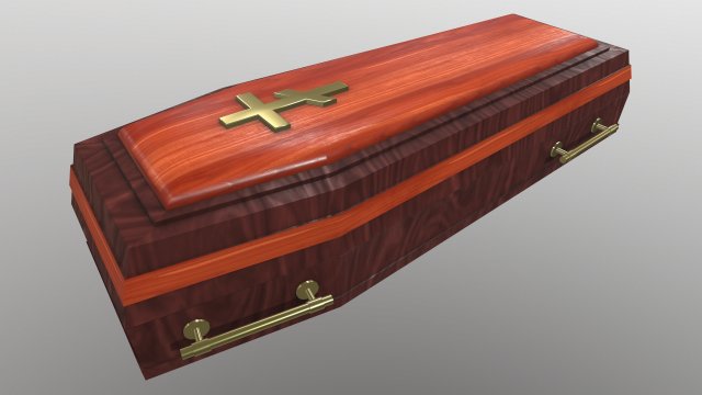 coffin 3D Model in Miscellaneous 3DExport
