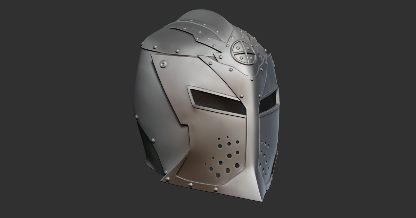 Skyrim Dawnguard Helmet 3D Model in Game Accessories 3DExport