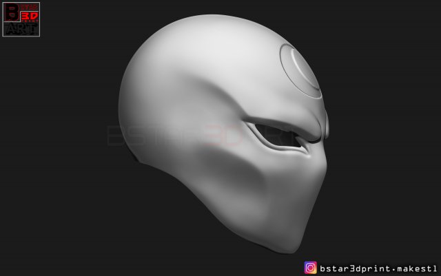 moon knight mask - marvel comic helmet 3d print model 3D Print Model in ...