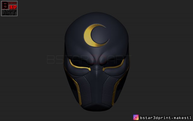 the moon knight helmet - marvel mask high quality 3d print model 3D ...