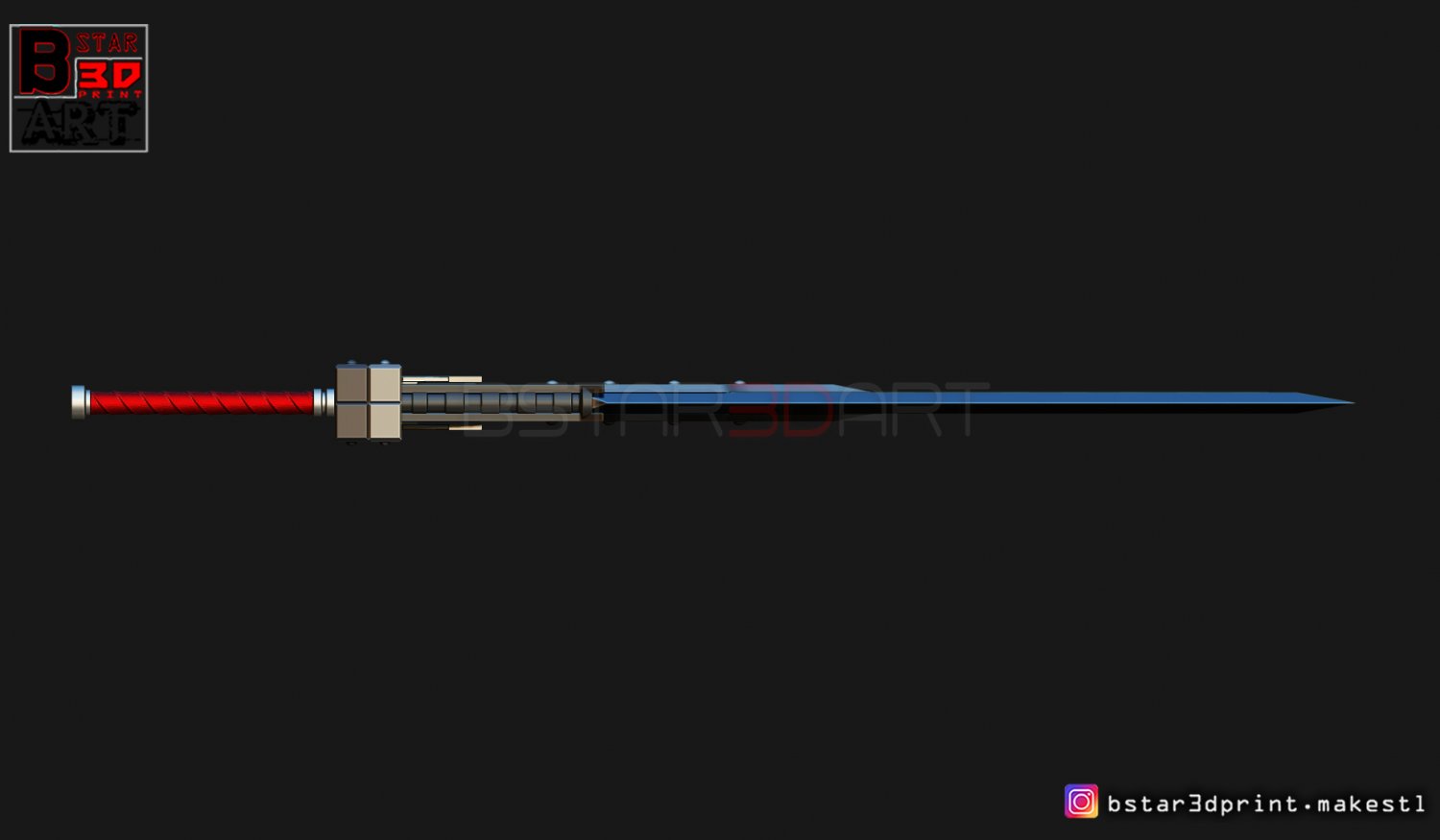 Fusion Sword Cloud - Final Fantasy VII remake 3D print model 3D Model ...