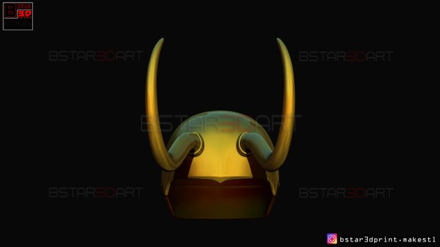 classic loki helmet - loki tv series - marvel comics 3d print model 3D ...