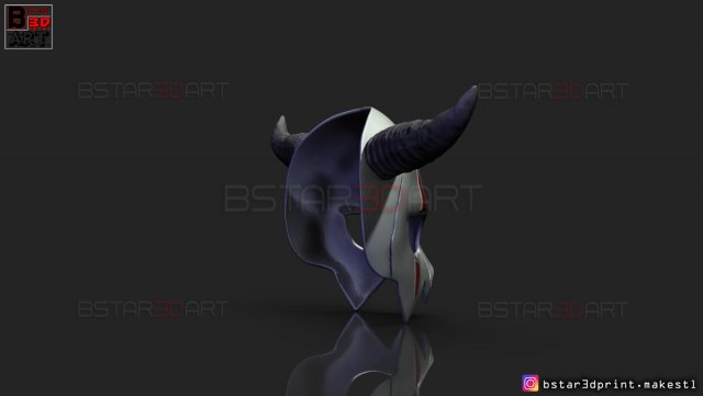 shin ah mask - akatsuki no yona wearable cosplay 3d print model 3D ...