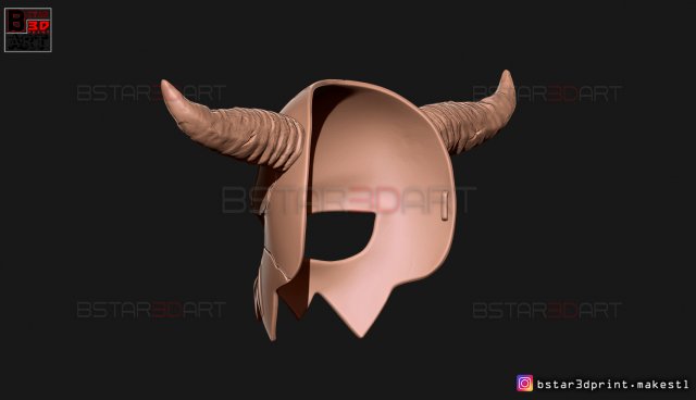 shin ah mask - akatsuki no yona wearable cosplay 3d print model 3D ...