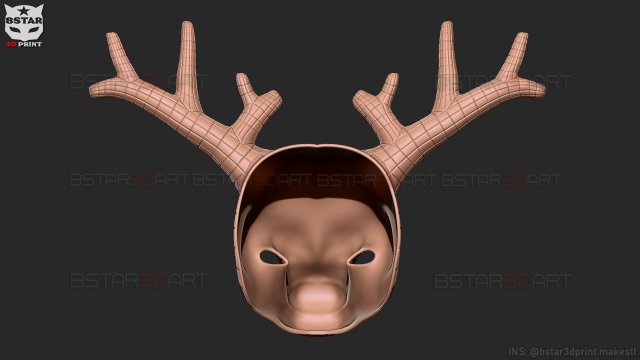 squid game mask - vip deer mask cosplay 3D Print Model in Toys 3DExport