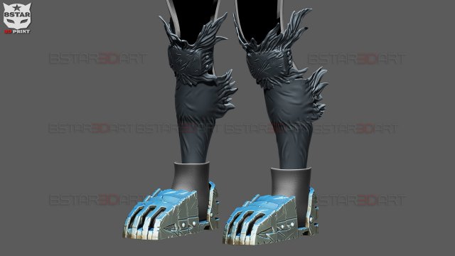 Dark Deku Legs Armor Suit - My Hero Academia Cosplay 3D Print Model in ...