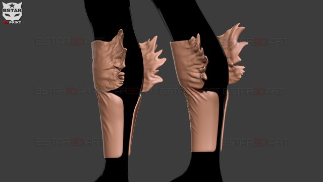 Dark Deku Legs Armor Suit - My Hero Academia Cosplay 3D Print Model in ...