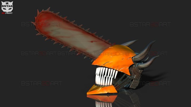 Chainsaw Man Full Form Devil Helmet - Denji Cosplay Modèles 3D en ...