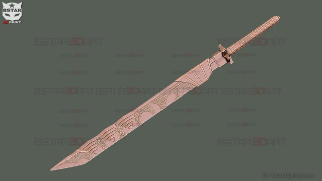 Dragon Bone Sword - Maki Weapon - Jujutsu Kaisen Cosplay 3D Print Model ...