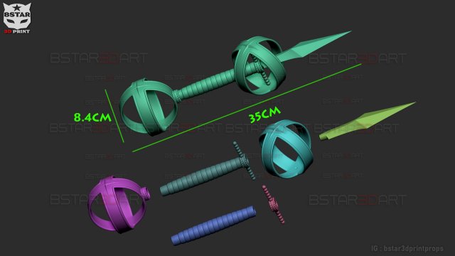 Kumatoke Sukuna Cursed Tool - Jujutsu Kaisen Cosplay 3D Print Model in ...