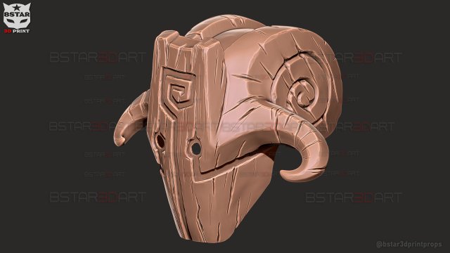 Juggernaut Dota Mask - Halloween Cosplay 3D Print Model in Toys 3DExport
