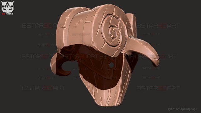 Juggernaut Dota Mask - Halloween Cosplay 3D Print Model in Toys 3DExport