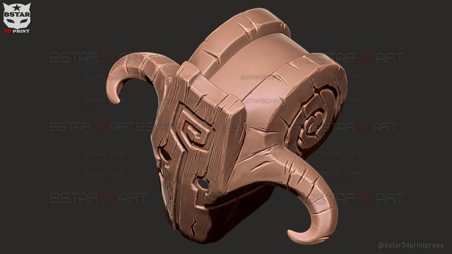Juggernaut Dota Mask - Halloween Cosplay 3D Print Model in Toys 3DExport