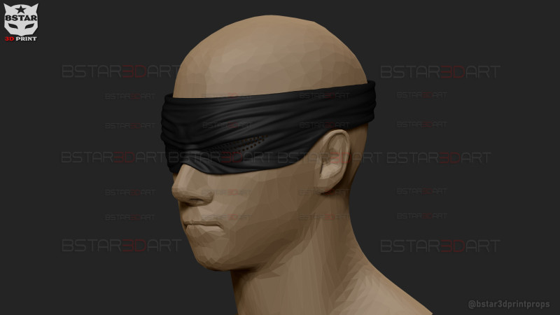 Gojo Saturo Eye Mask - jujutsu Kaisen Cosplay Modelo de impresión 3D in ...