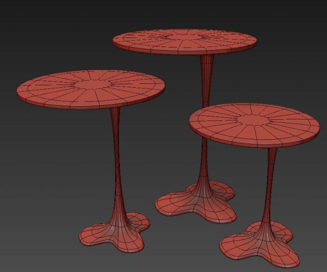 fluid table painted table contemporary liquid table desk Free 3D Model ...