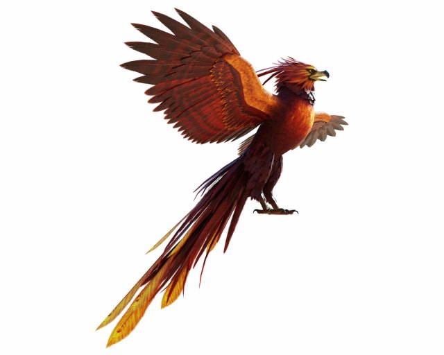 Phoenix Bird Rigged 3D Model in Bird 3DExport