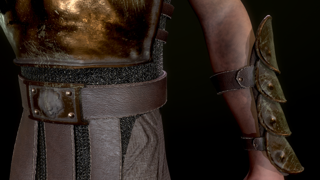 gladiator retiari 3D Model in Man 3DExport