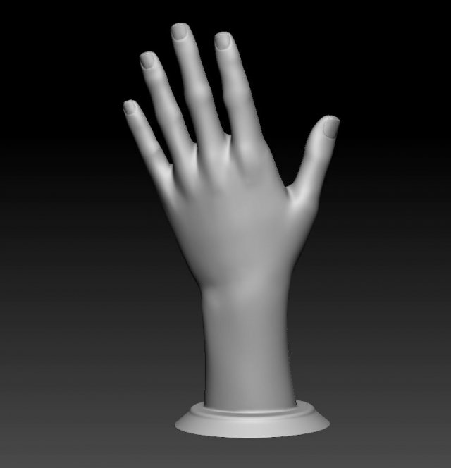 hand pose 3D Print Model in Sculpture 3DExport