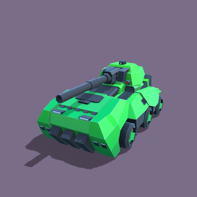 stylized tanks pack low-poly 3D Model in Tank 3DExport