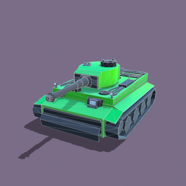 stylized tanks pack low-poly 3D Model in Tank 3DExport
