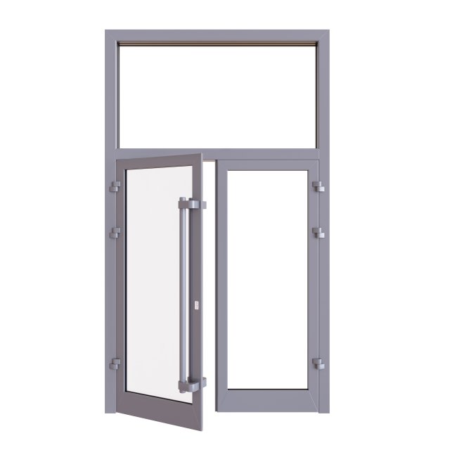 aluminium door 3D Model in Door 3DExport