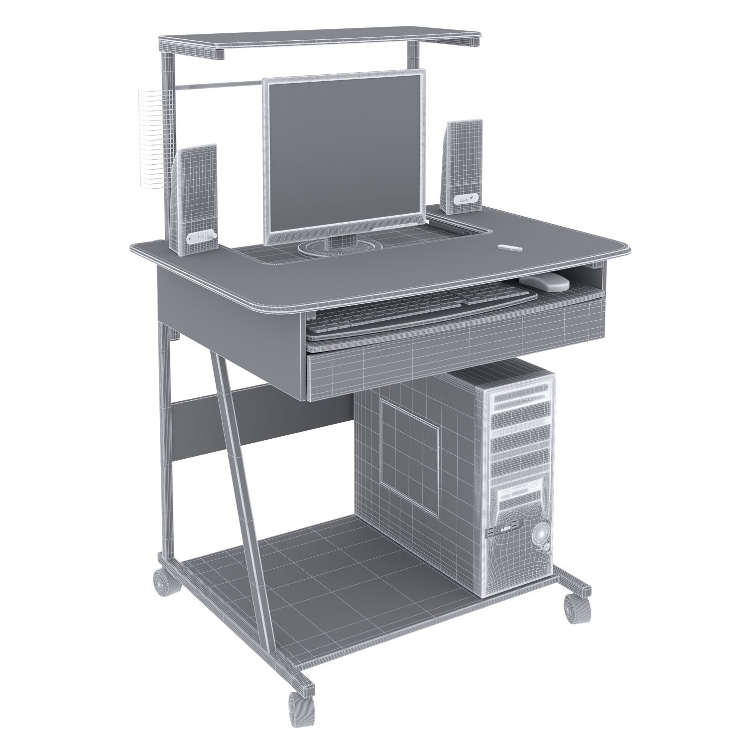 computer desks 3D Models in Desk 3DExport