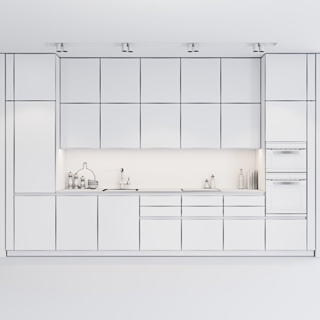 kitchen leicht 3D Model in Kitchen 3DExport