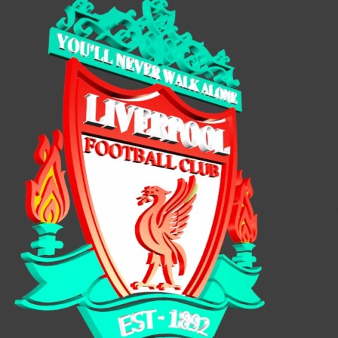 liverpool fc 3d logo 3D Model in Sports Equipment 3DExport