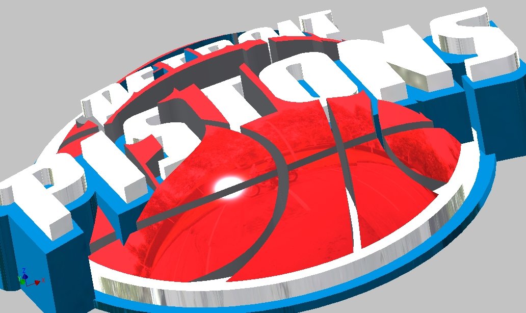 detroit pistons logo emblem 3D Models in Board Games 3DExport