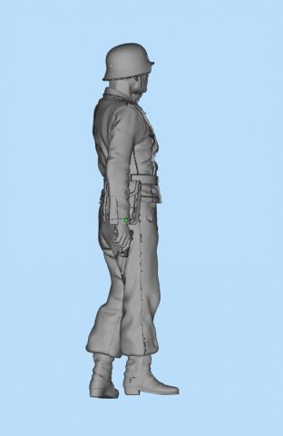 german soldier 3D Print Model in Man 3DExport