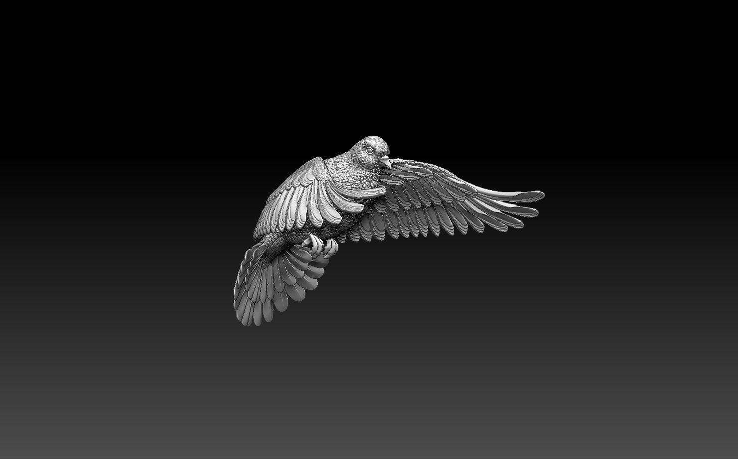 Dove 3D Print Models in Sculpture 3DExport