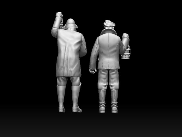 Lighthouse keeper 3D Print Model in Sculpture 3DExport